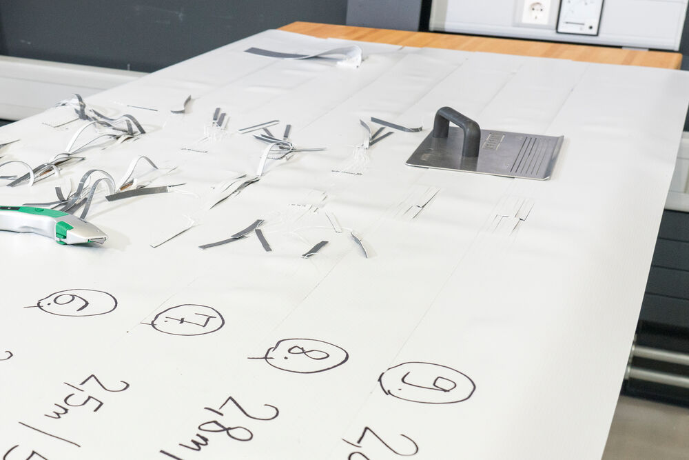 Leister Welding seam test template | 159.514 | Accessories